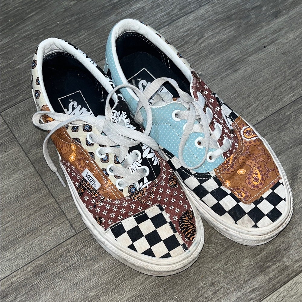 Vans Tiger Patchwork Era Sneakers - Multicolor - Gem